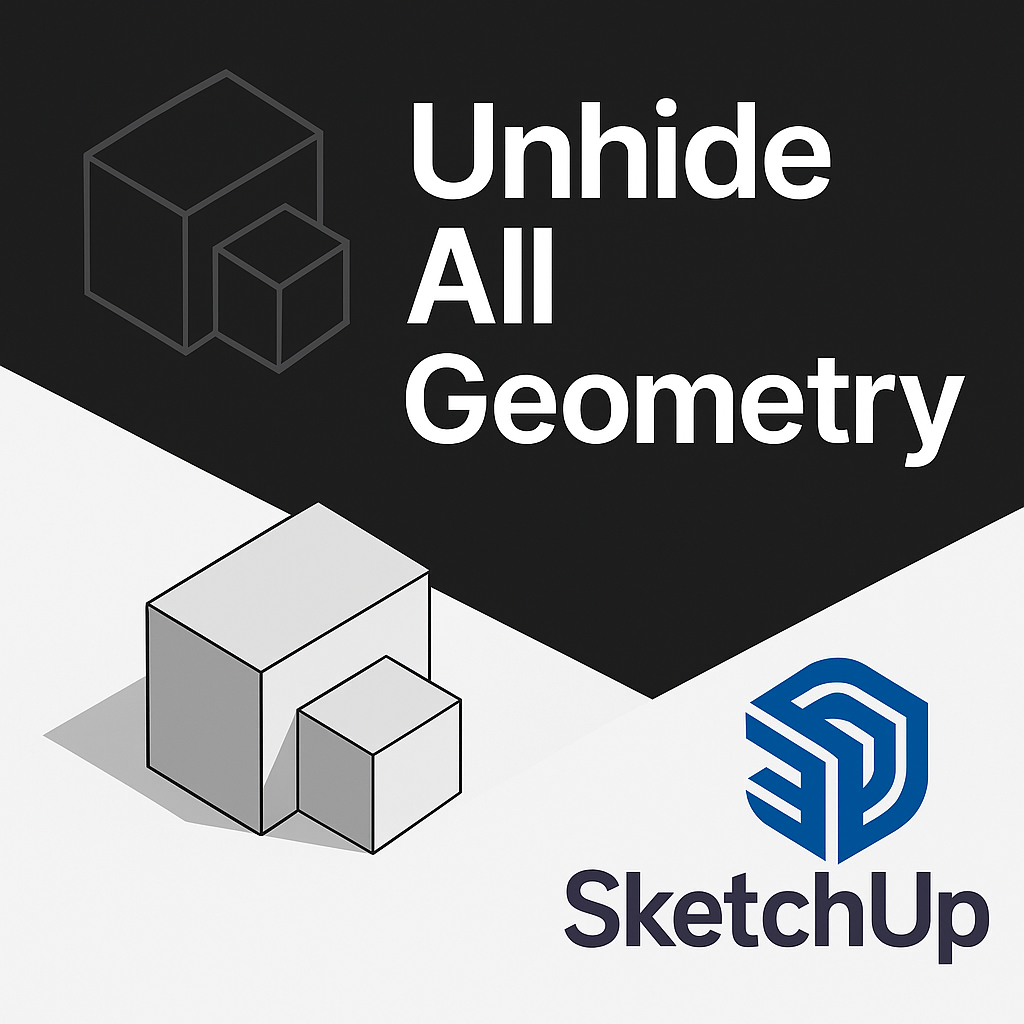 Unhide All Geometry and Tags - SketchUp | Spencer Clem